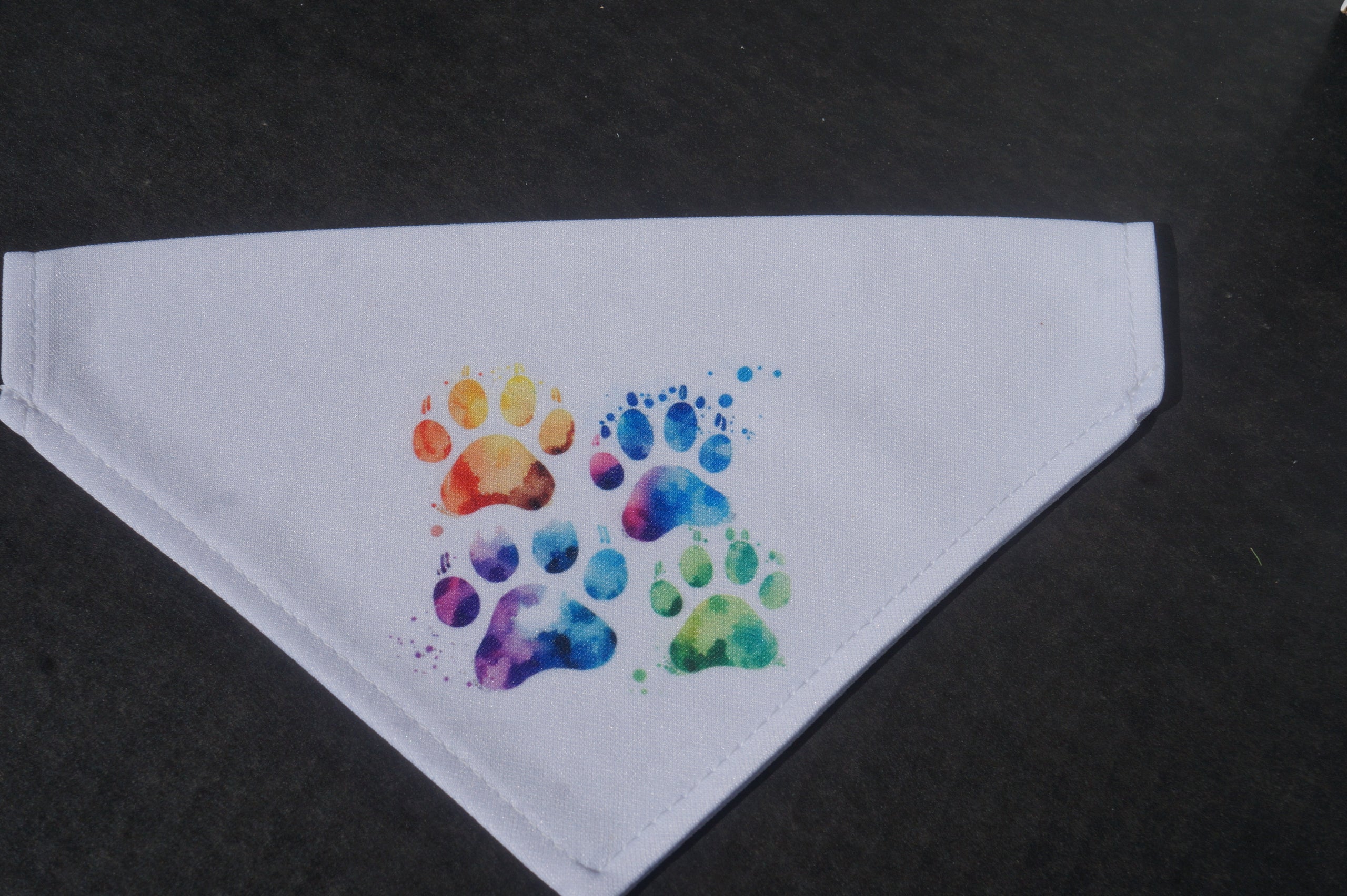 Multi Colored Paw Prints | Granny Beez